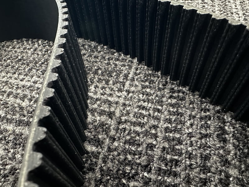 1600 Long Radius Belt, 8mm, 2.00" / 50mm Wide, Pro Charger, Blower ...