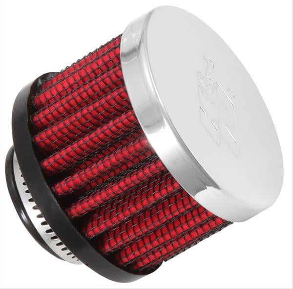 3/4", Valve Cover Breather, Crankcase Vent, Clamp-On, Round, Steel ...