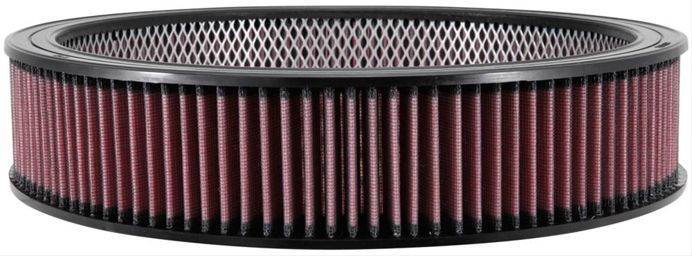 14" x 3" Air Filter Element, Filtercharger, Round, Cotton Gauze, Red