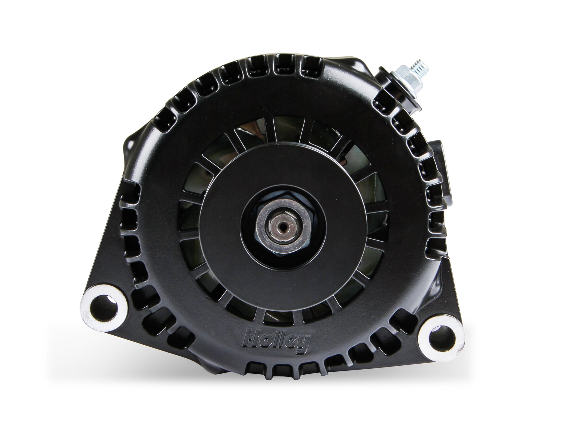 Alternator, Serpentine, 12 Volt, 150 amps, Black Anodized, Internal ...