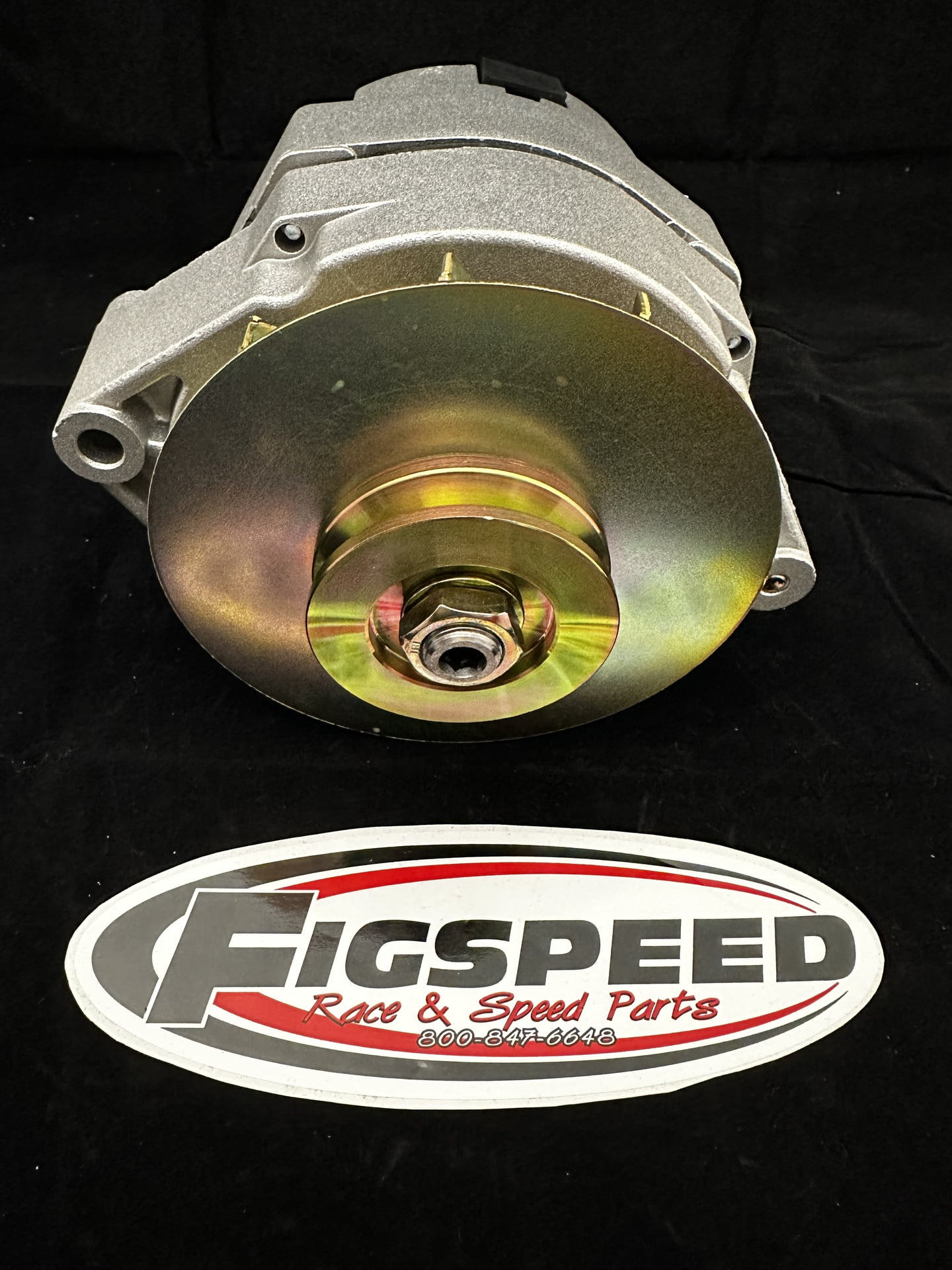 Alternator, 1 Wire, Internal Regulator, 150 Amp, Natural Finish, GM ...