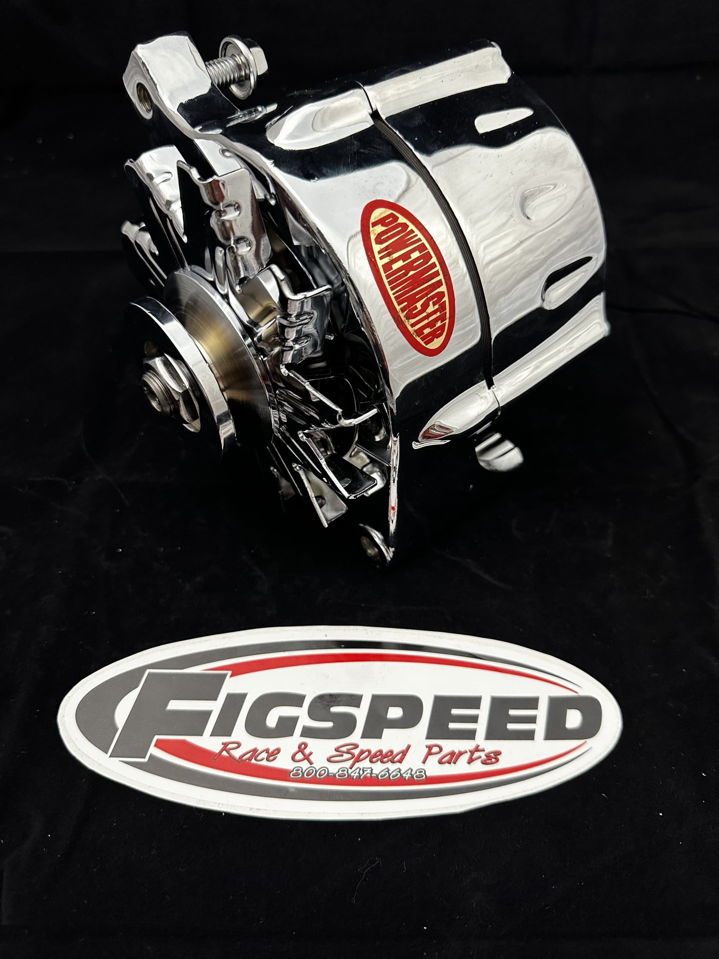Alternator, Internal Regulator, 150 Amp, Chrome Plated, Ford, Lincoln ...