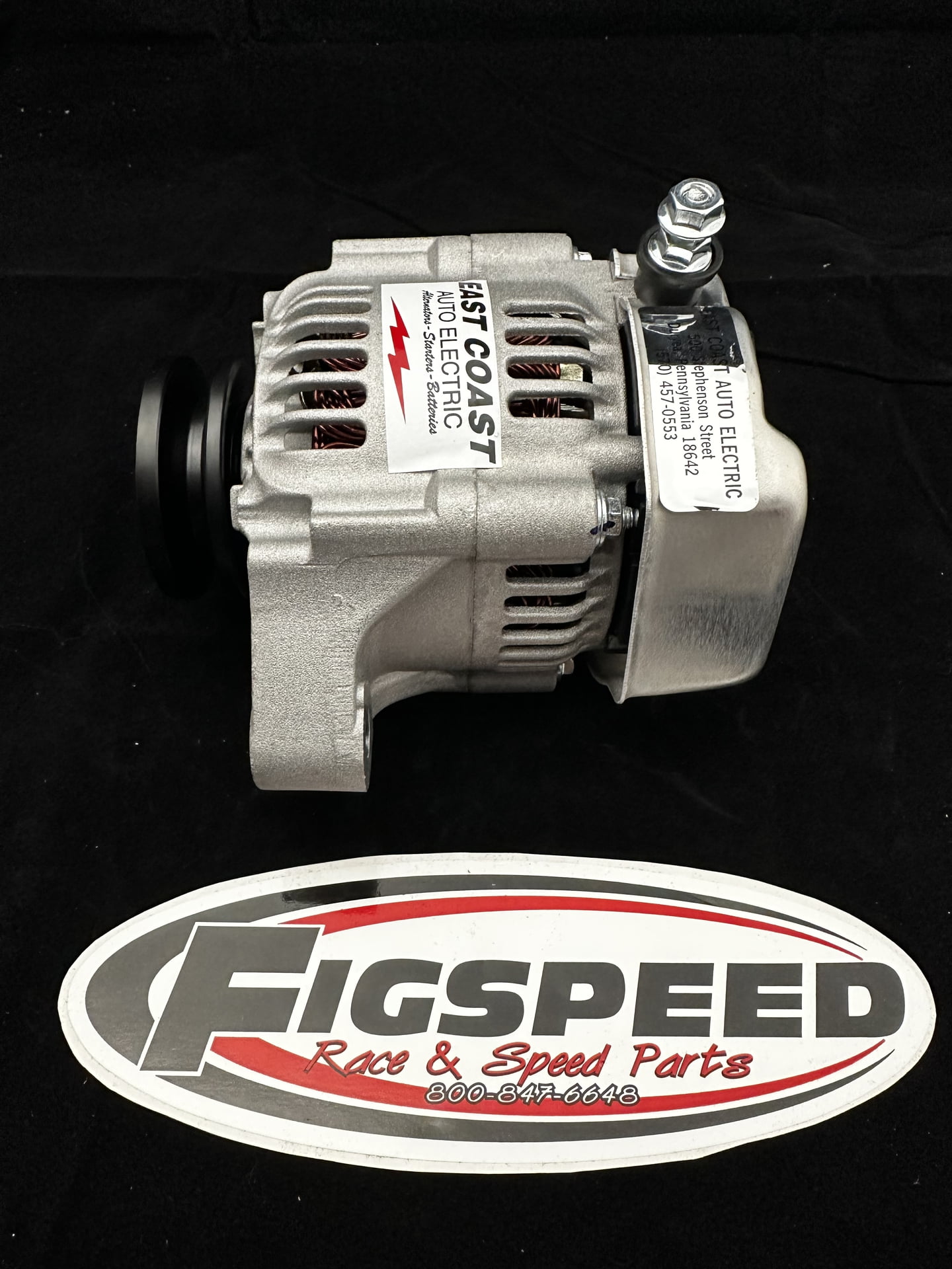 12 Volt, Ultra-Mini 1 Wire Alternator, 55 amps, 6 lbs. (PWM-8172 - use ...