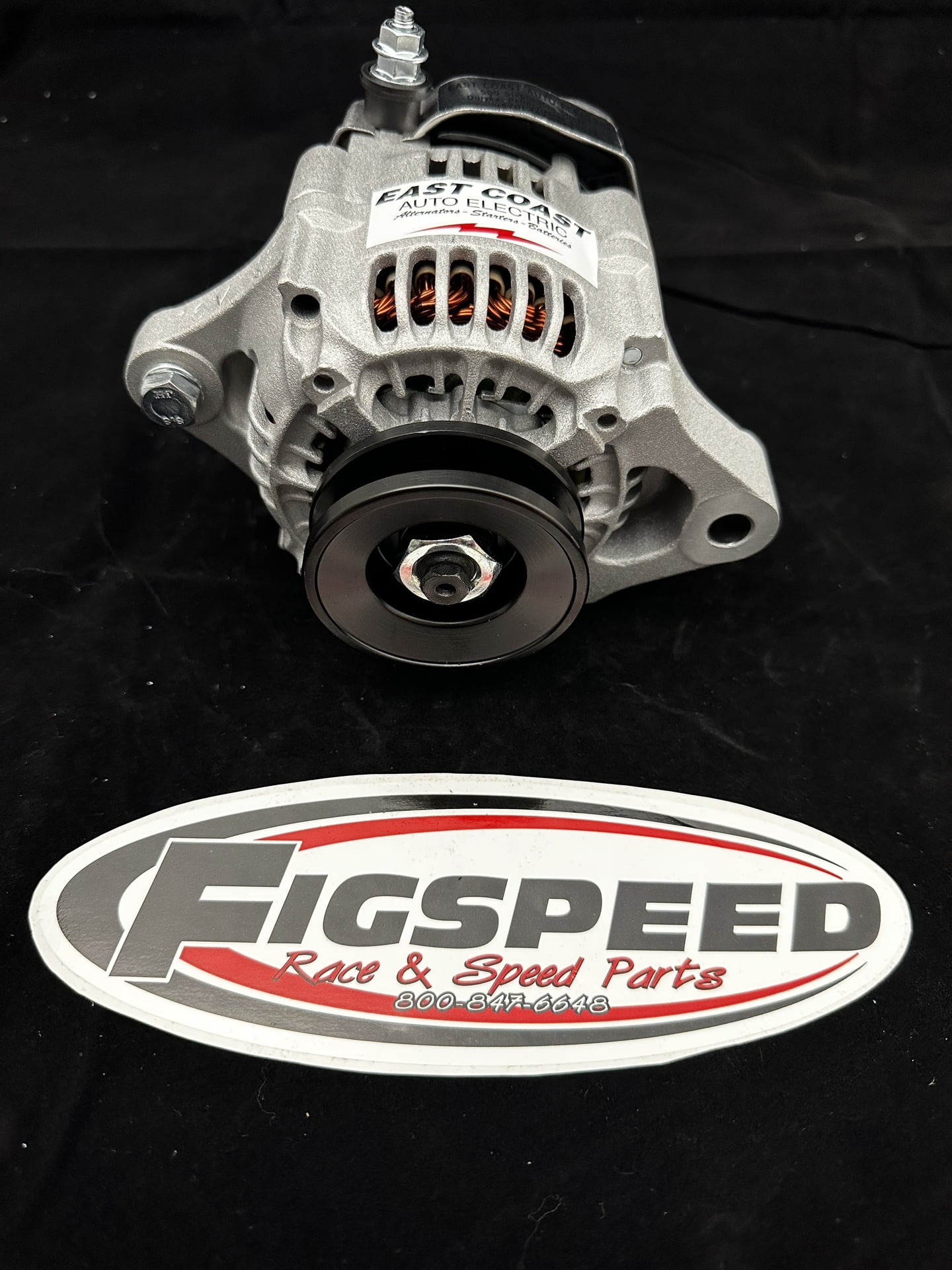 16V Ultra-Mini 93mm, 1 Wire Alternator, 50 amps, 6 lbs. (PWM-8176 - use ...