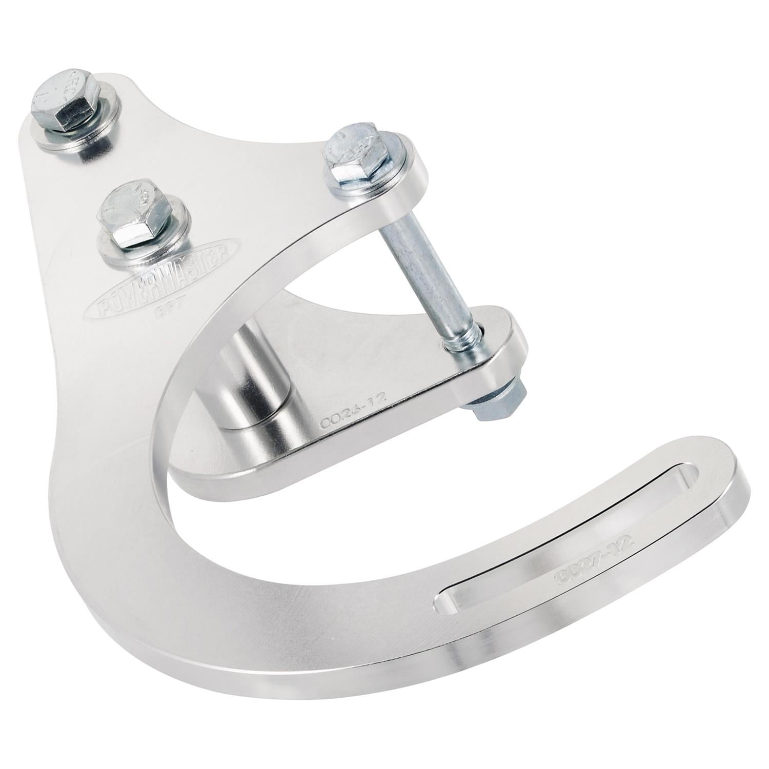 BBC Alternator Bracket, Aluminum, Satin, Engine Block Front Mount ...
