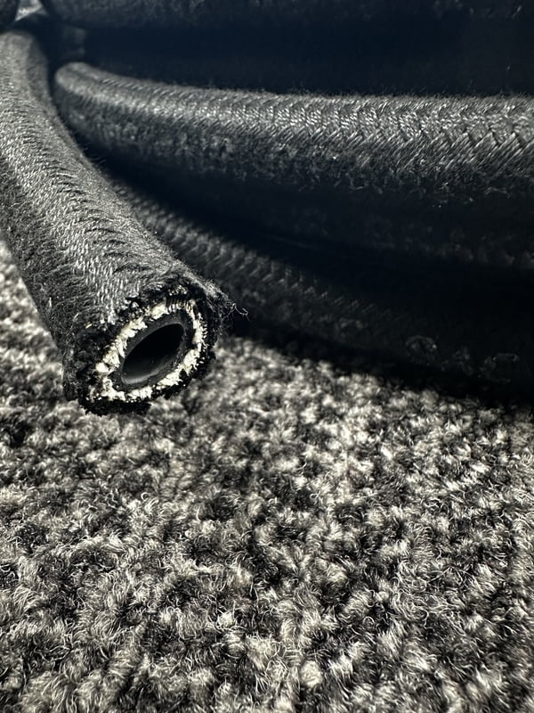 XRP Power Steering Hose, Black Braid, Synthetic Rubber, Good For Air ...