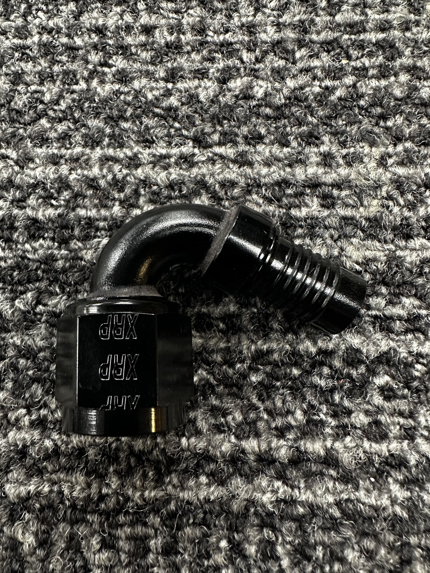 XRP Fitting, #8, -8AN, AN8, 120° Degree HS-79 Hose End, Crimp Style, W ...