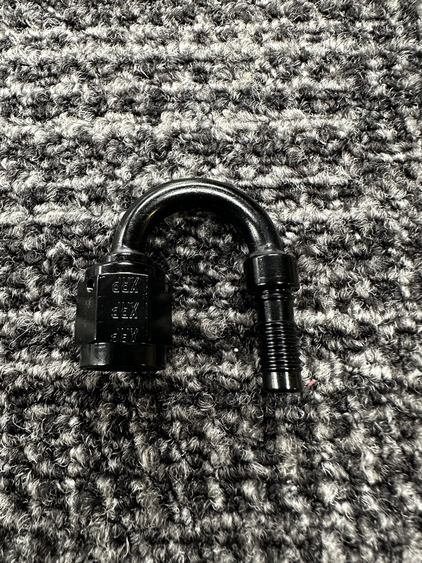 XRP Fitting, #4, -4AN, AN4, 180° Degree HS-79 Hose End, Crimp Style, W ...