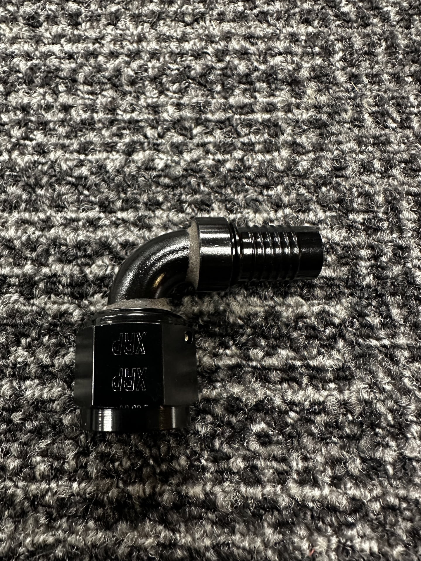 XRP Fitting, #6, -6AN, AN6, 90° Degree HS-79 Hose End, Crimp Style, W ...