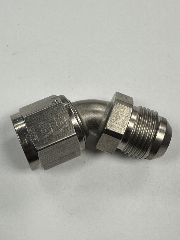 45° Degree Aluminum Female/Male AN Fitting