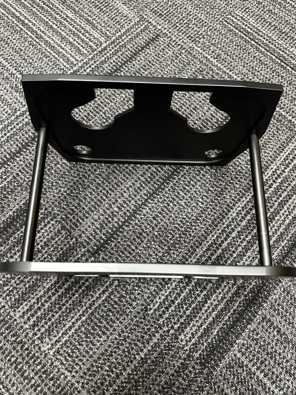 Optima Aluminum Battery Tray, Black w/ Ball-Milled, 4 Hole, Fits Optima ...