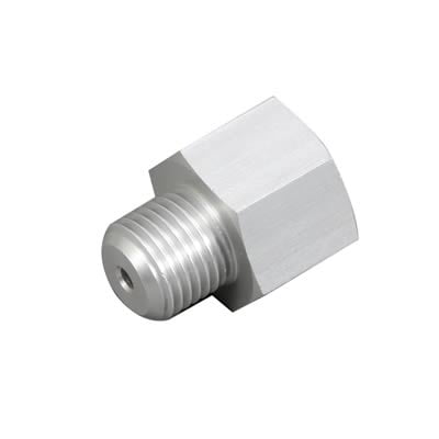 Fitting, Aluminum, 1/2 - 20" Male Thread to 3/8 - 24" Female Inverted ...