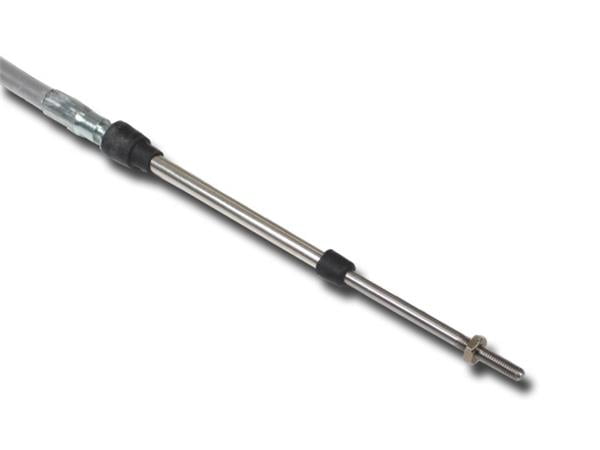 8' Push/Pull Cable, Clip/Clip, 3" Travel, 10-32 Threaded Ends, Throttle ...