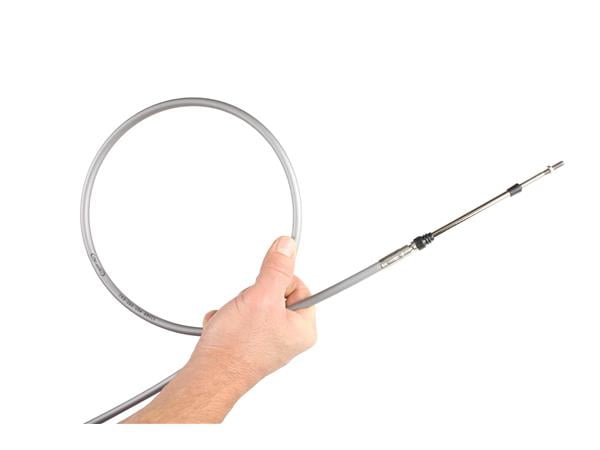 8' Push/Pull Cable, Clip/Clip, 3" Travel, 10-32 Threaded Ends, Throttle ...