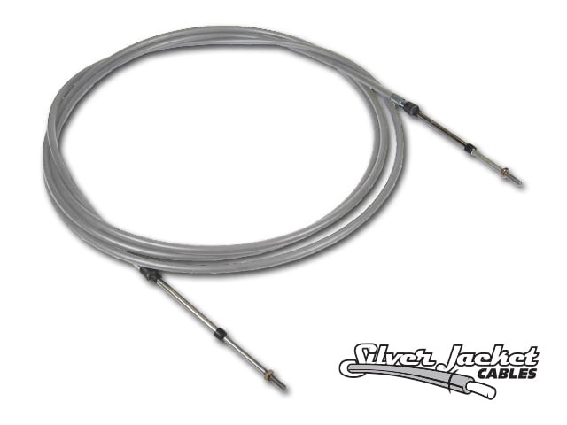 8' Push/Pull Cable, Clip/Clip, 3" Travel, 10-32 Threaded Ends, Throttle ...