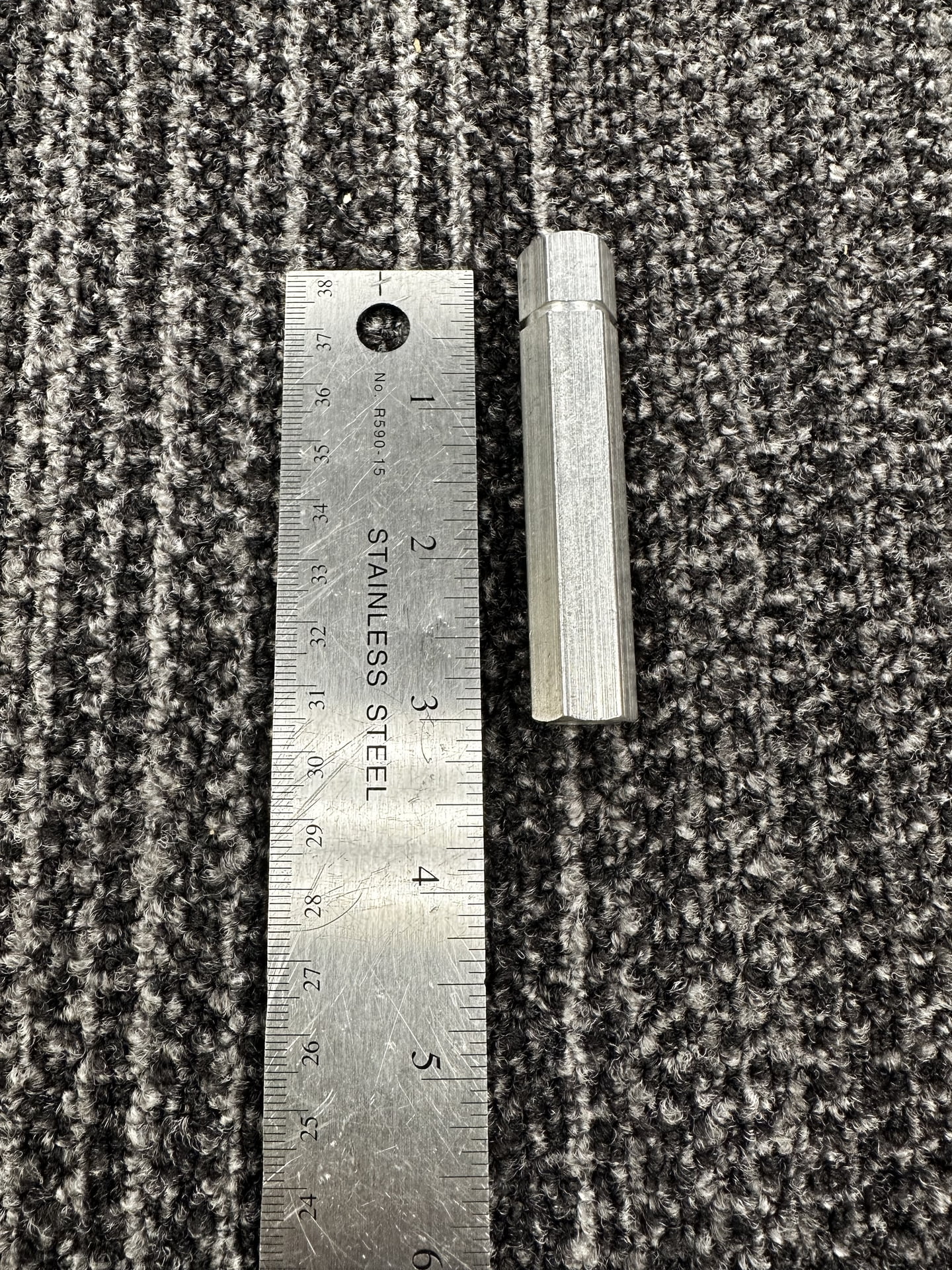3.0", 3/8"-24, Turnbuckle, Hex, Aluminum, Extension Rod, Throttle ...