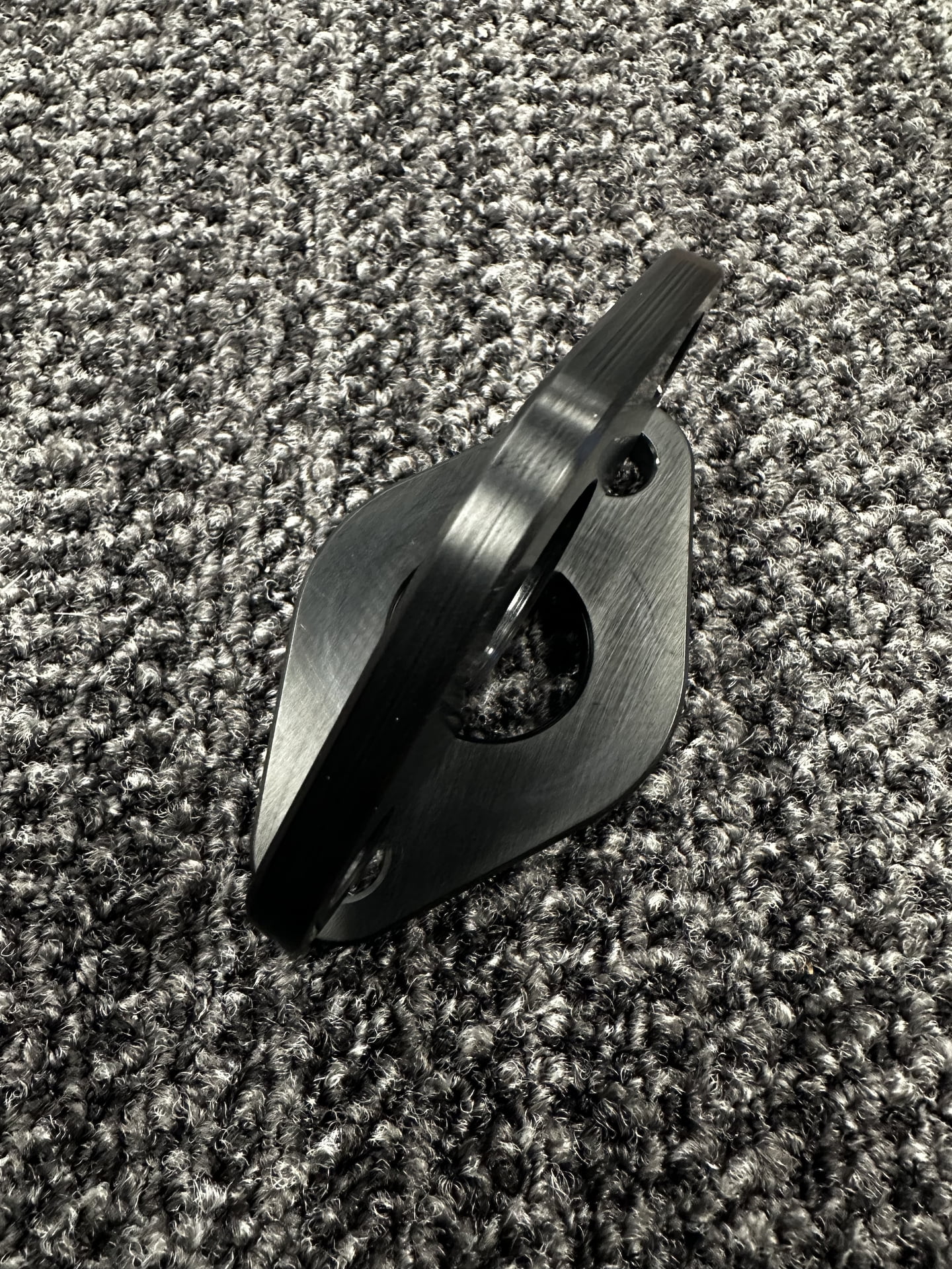 BBC Water Pump Spacers, W/P Billet Aluminum, Black Anodized, 1/4 ...