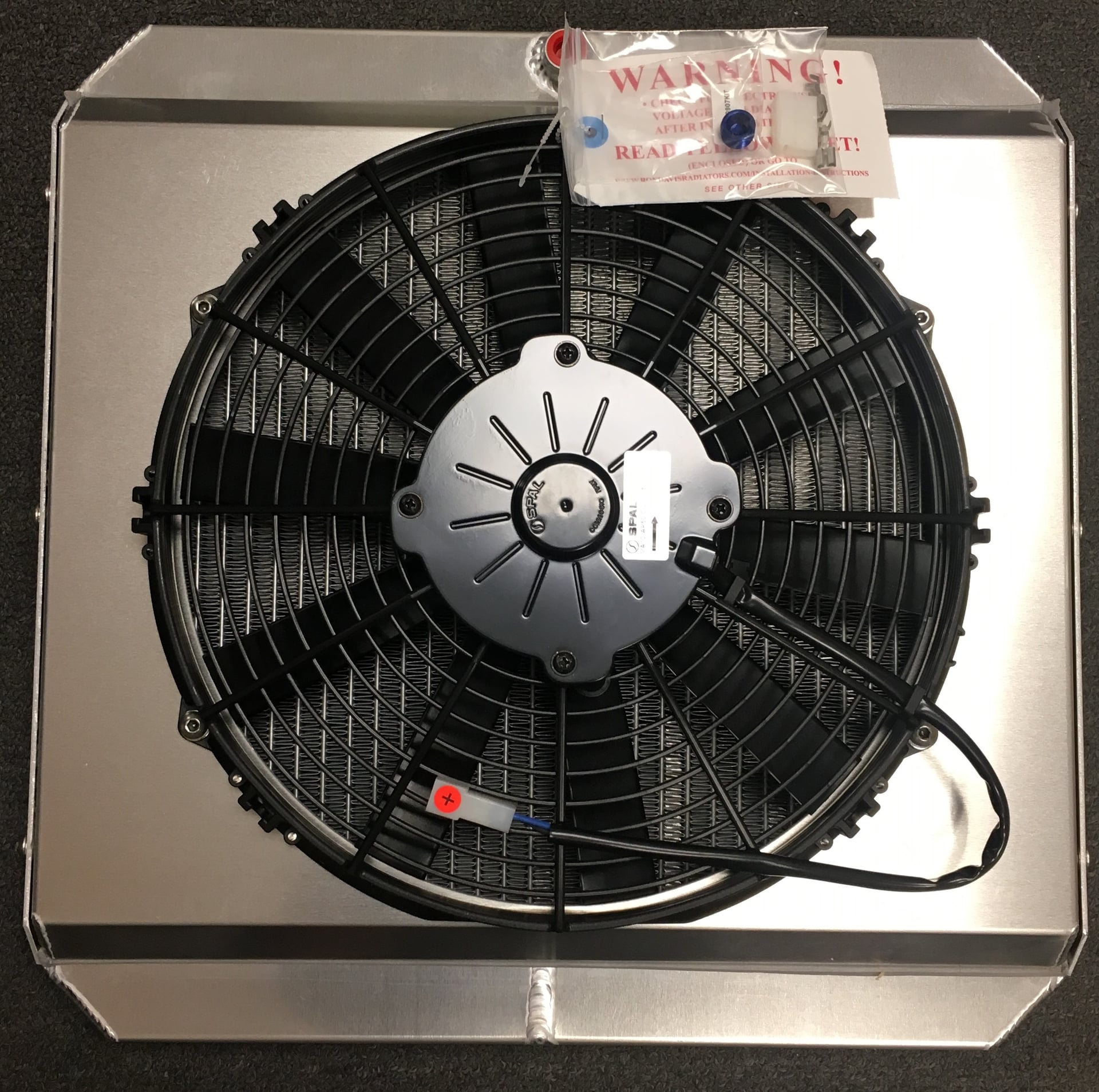 "Ray Miller" Drag Racing Radiator, Dual Pass, 17" x 16" x 2", No Fill ...