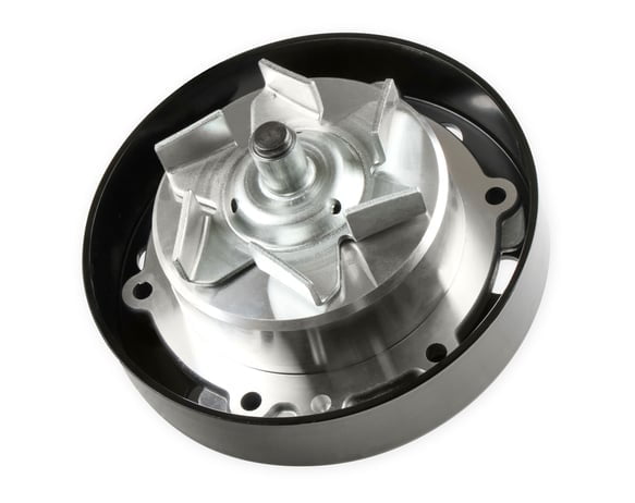 Water Pump Assembly, Standard-volume, Aluminum, Black, Counterclockwise ...