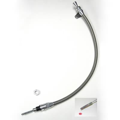 TH350/400, Firewall Mount, Brite Stainless,Transmission Dipstick ...