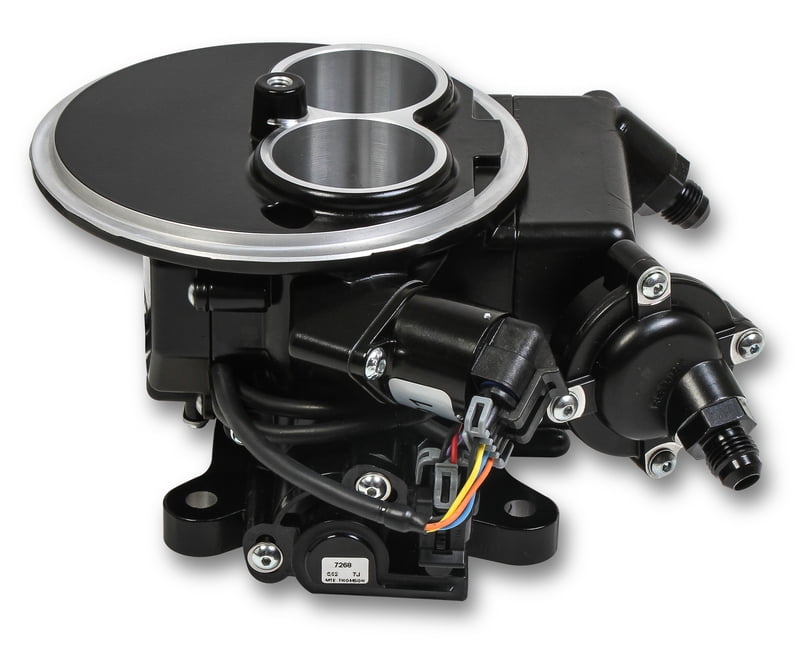 Holley Sniper 2 Barrel Fuel Injection Conversion, Self-Tuning Master Kit with Fuel Pump ...