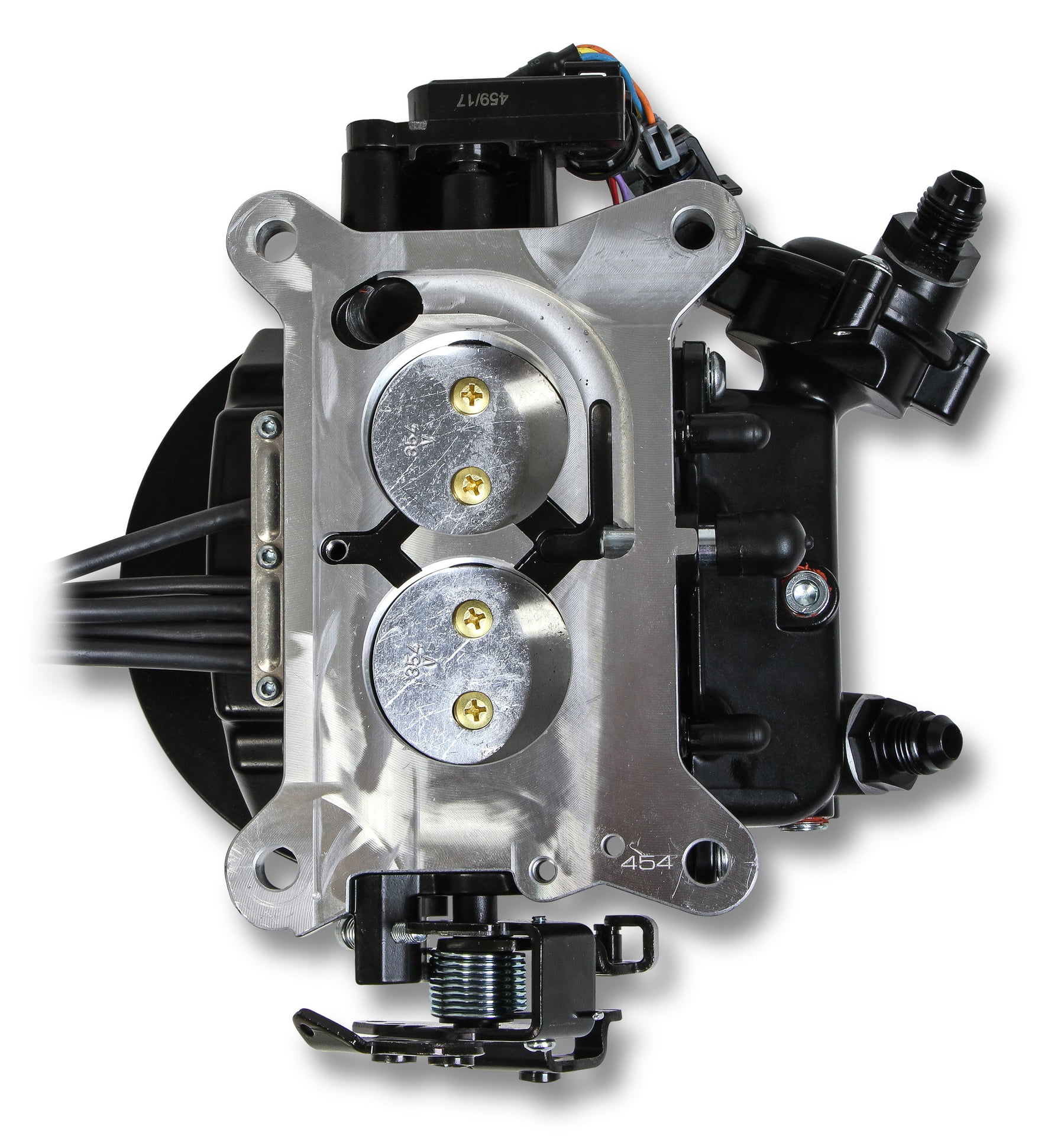 Holley Sniper 2 Barrel Fuel Injection Conversion, Self-Tuning Master Kit with Fuel Pump ...