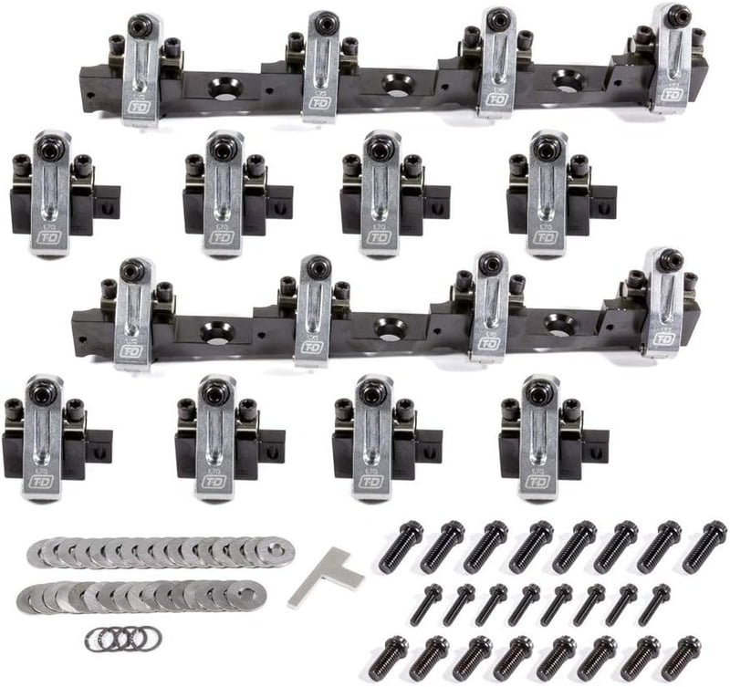 Shaft Rocker Kit, 170/170, 1 piece T&D with Oilers, 1.70/1.70 Ratio ...