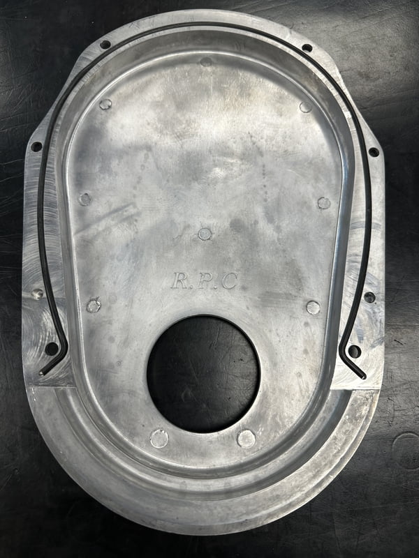 BBC, Gen VI, Timing Cover, Polished Aluminum 1996-up 454-502 (O-ring ...