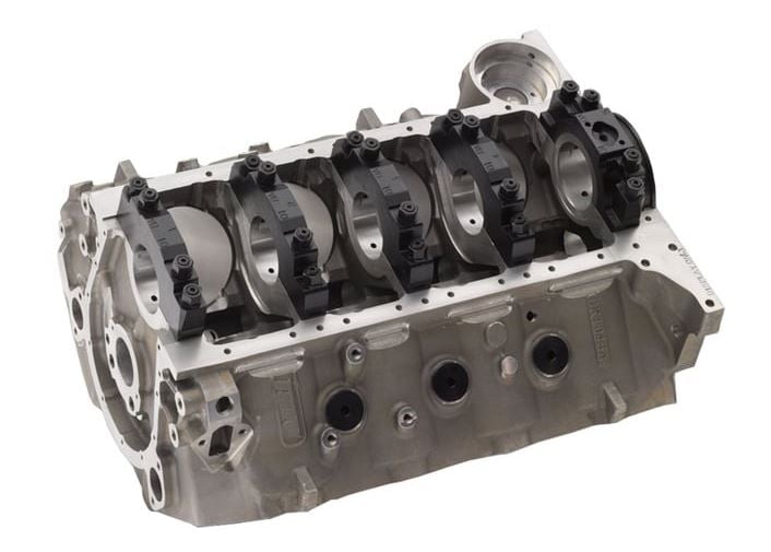 10.200" BBC Engine Block, Aluminum, Machined @ Dart, 4-Bolt Mains ...