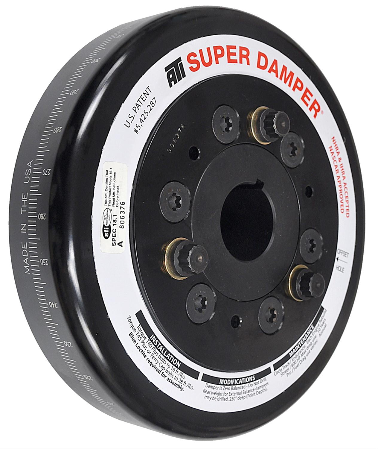 SBC Internal 7.00" Balancer, Steel, Harmonic Balancer, Super Damper ...