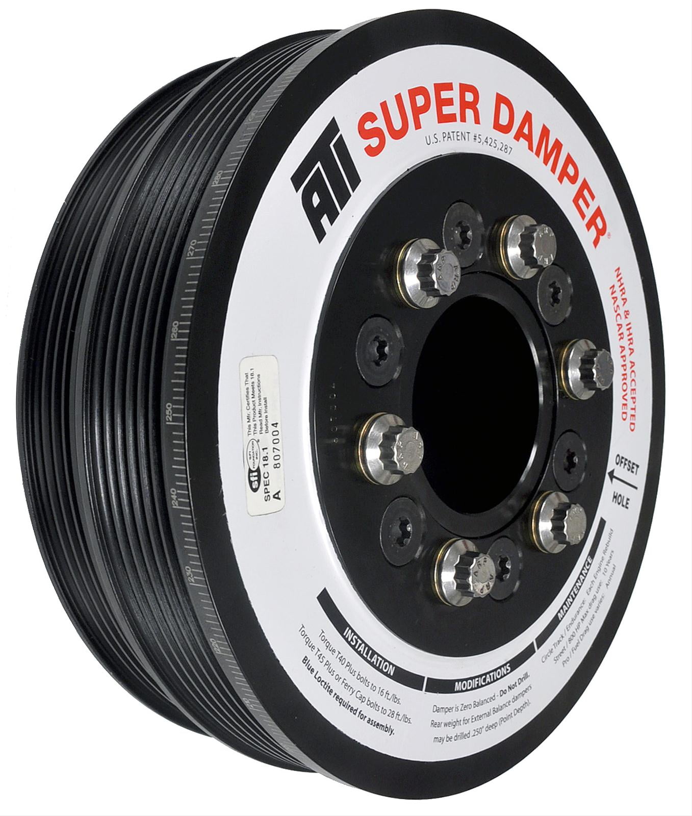 LS Balancer, Harmonic Balancer, 7.500", Super Damper, Internal Balance ...