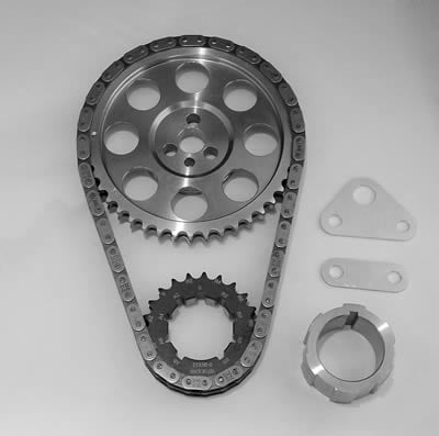 LS1 / LS6 Timing Chain and Gears, 3-Bolt Cam, Double Roller, Billet ...