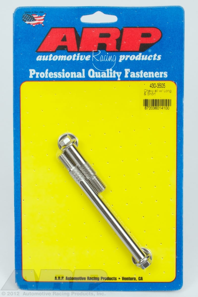 Starter Bolts, ARP, Stainless Steel, Polished, 12-Point, Long & Short ...