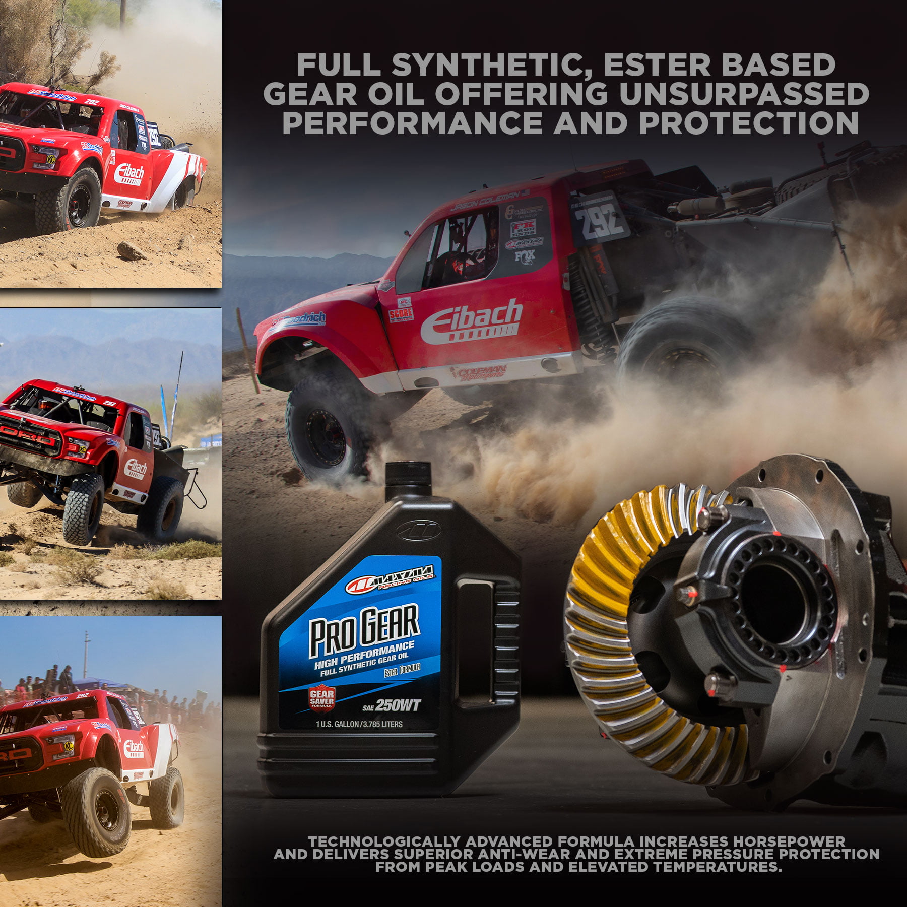 Pro Gear, 75w190, SAE, Full Synthetic, Ester Formula, High Performance ...
