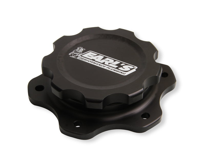 Black Fill Cap W/ Black Aluminum 6 Hole Cell Bung, 3" Opening ...
