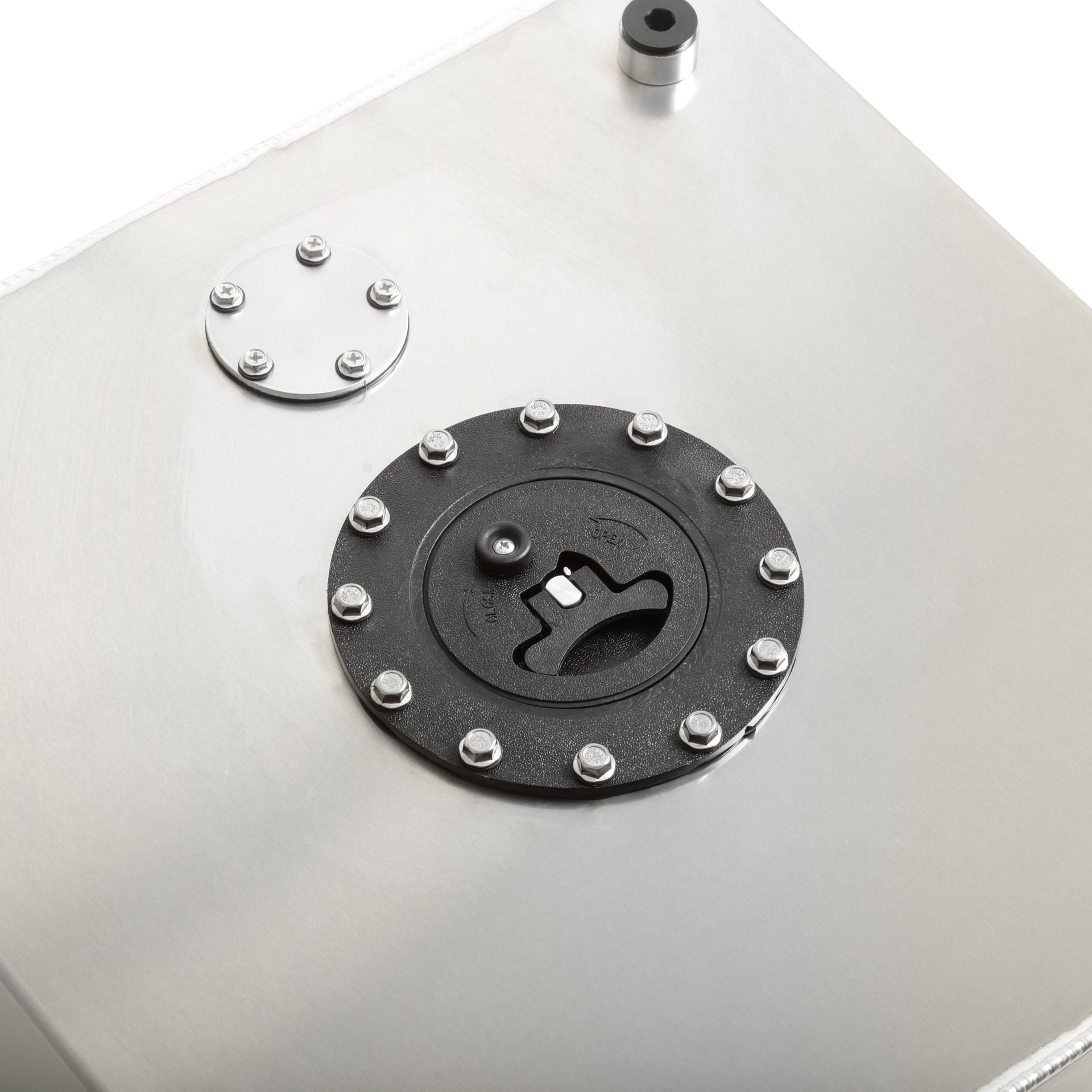 10 Gallon Aluminum Flat Bottom Fuel Cell With Foam, 17" x 17" x 9 ...