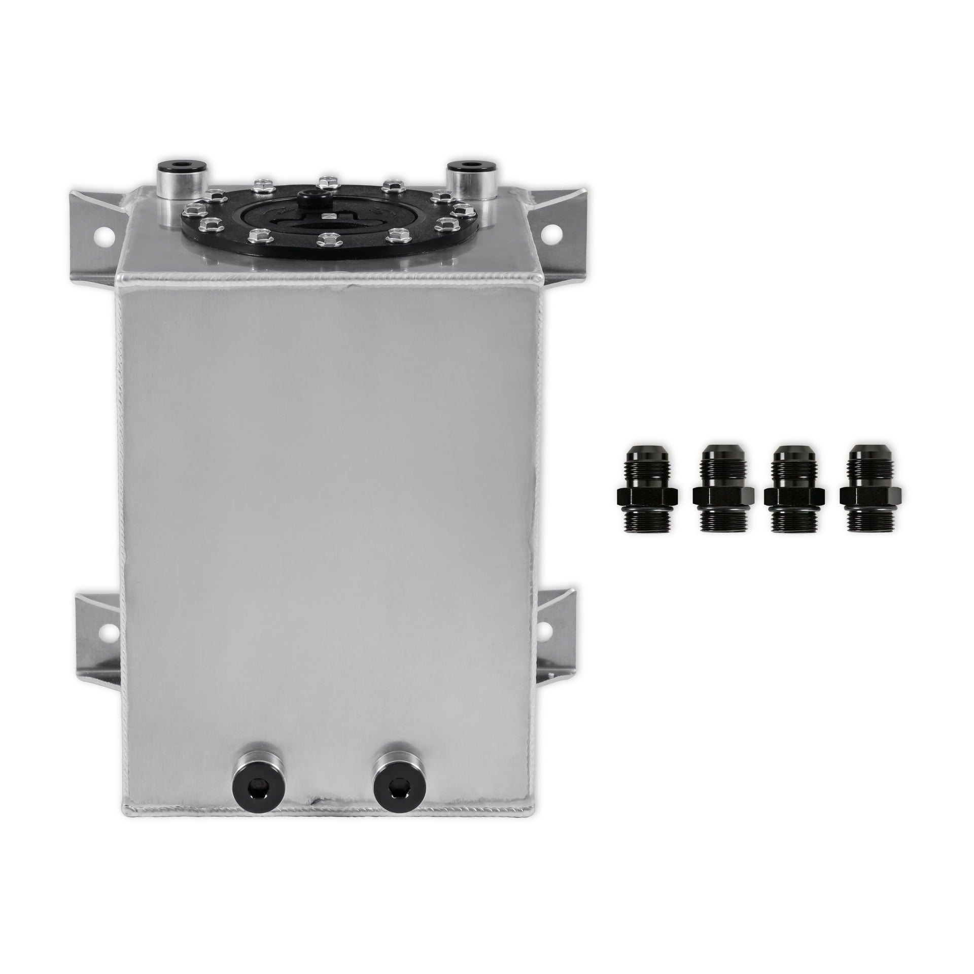 3 Gallon Aluminum Flat Bottom Fuel Cell With Foam, 8" x 8" x 11 ...