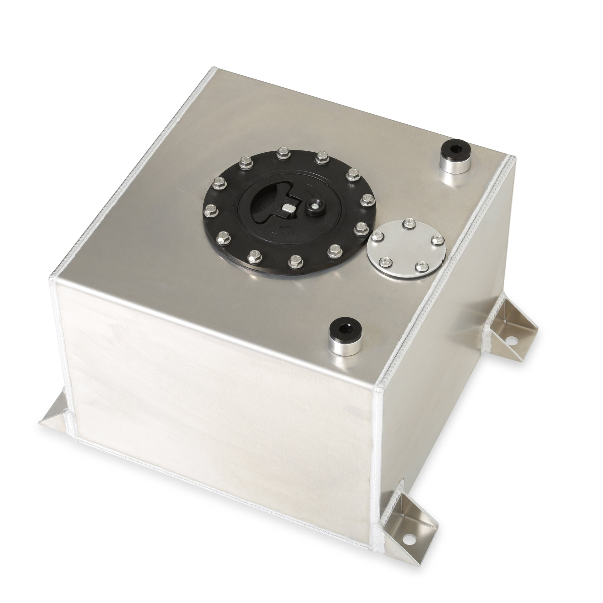 5 Gallon Aluminum Flat Bottom Fuel Cell With Foam, 12" x 12" x 8.5 ...