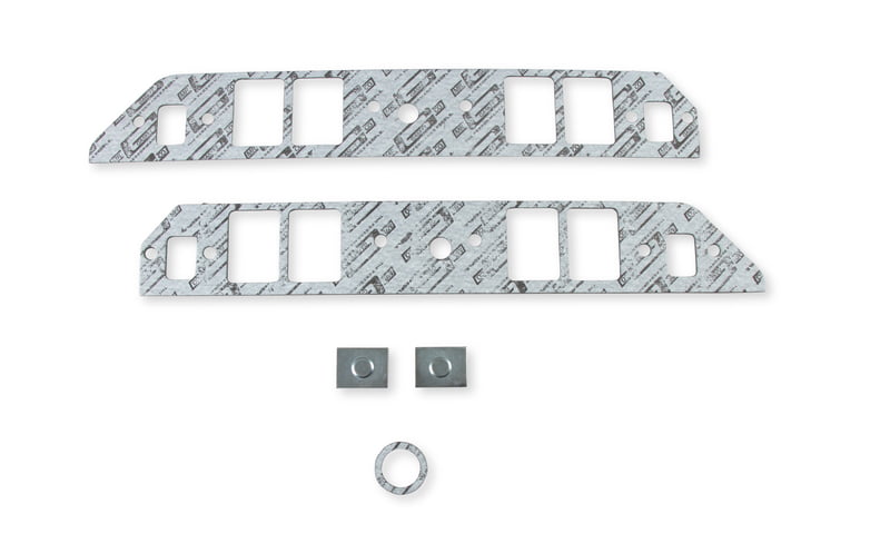 BBC Intake Gasket, Composite, Rectangle, 2.50" x 1.75" Port, .125 ...