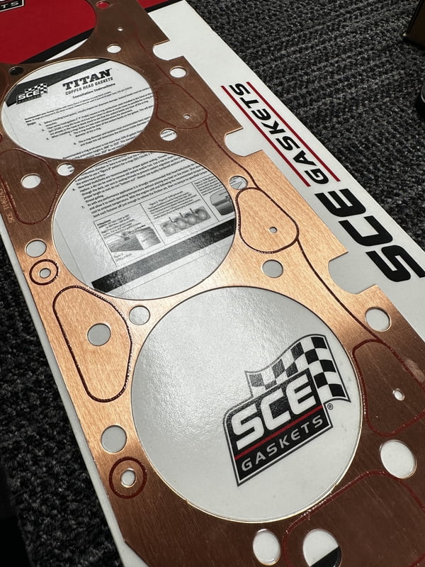 BBC, 4.630" Bore, Gen V, VI, .043 Thick, Titan Copper Head Gasket, SOLD ...