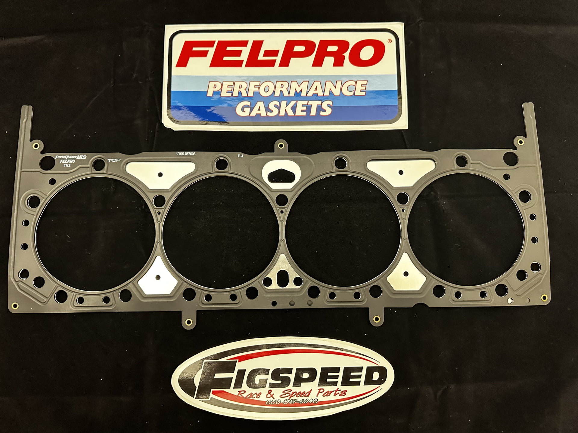 SBC Head Gasket, MLS, 4.100" Bore, .041" Thick, 8.87 cc Comp. Vol. (can ...