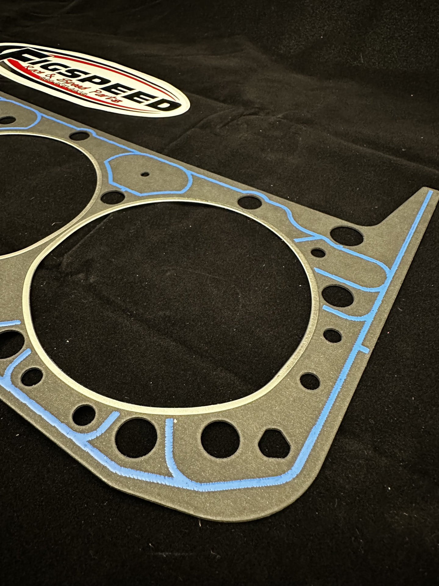 SBC, Race Head Gasket, .039" Compressed, Pre Flattened Copper Ring ...