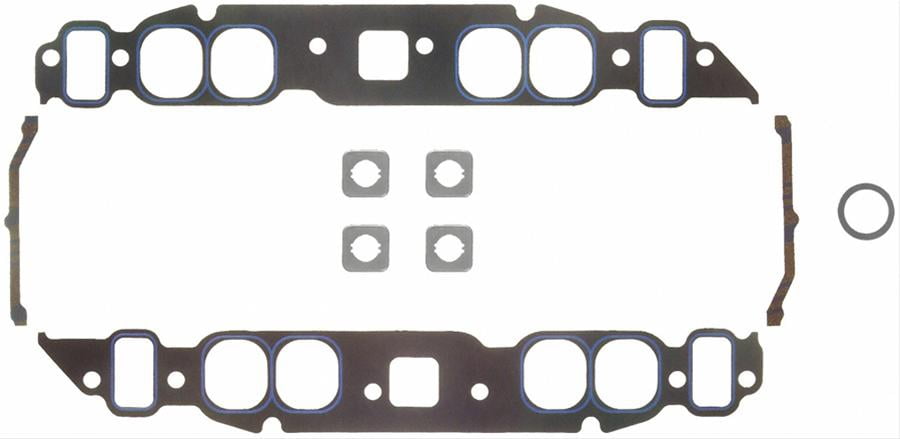 BBC, Oval Marine Intake Manifold Gaskets, Marine, Printoseal, OEM Port ...