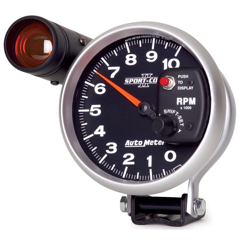 5" Tachometer, Sport-Comp II, 0-10,000 rpm, Analog, Electrical, with ...