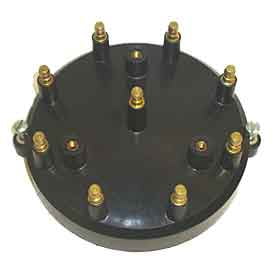 Black, Distributor Cap, Comp 9000 Series, Early Jesel Front Drive Dist.