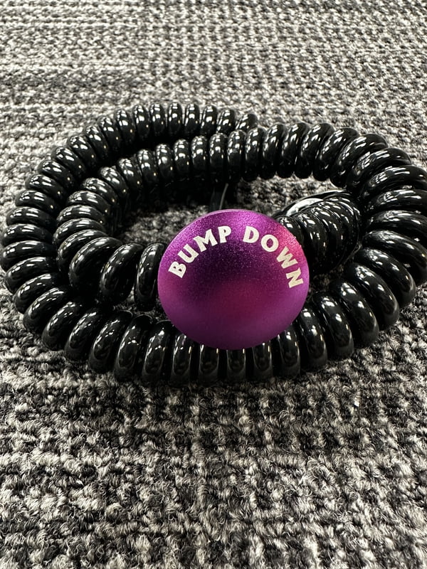 Atomic Billet, "BUMP DOWN" Laser Etched Mushroom Button, Large 1.18 ...