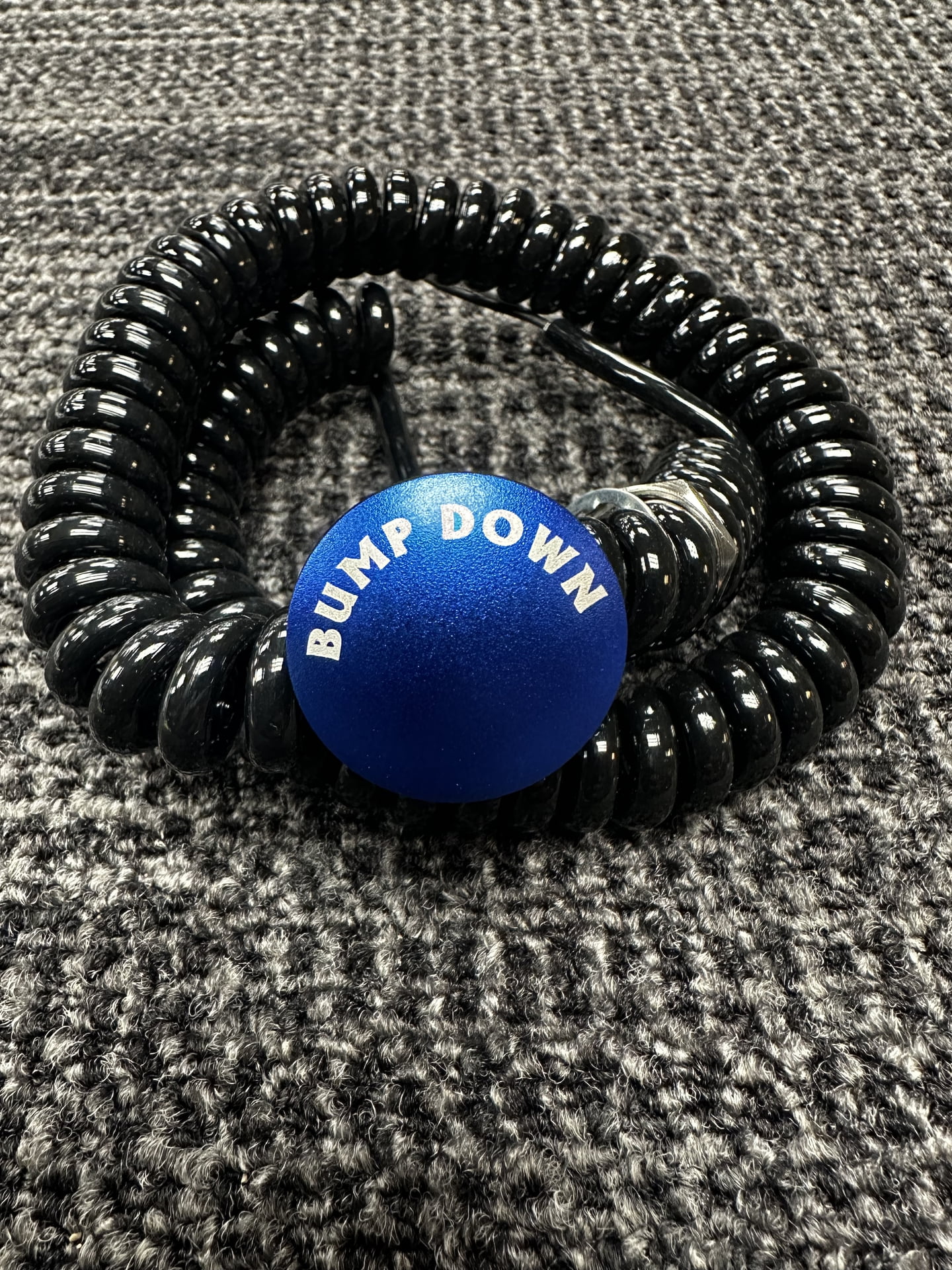 Atomic Billet, "BUMP DOWN" Laser Etched Mushroom Button, Large 1.18 ...