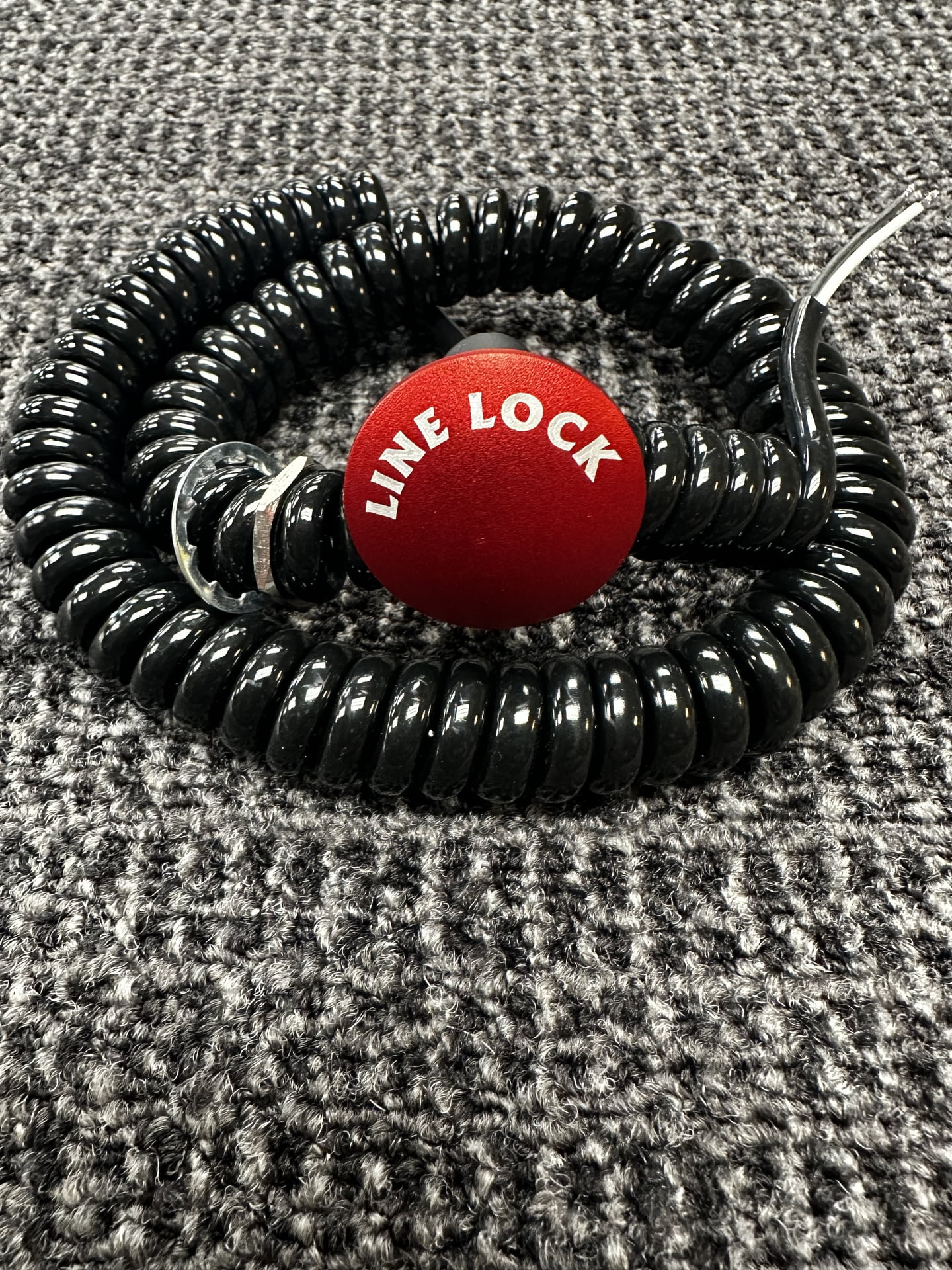 Atomic Billet, "LINE LOCK" Laser Etched Mushroom Button, Large 1.18 ...