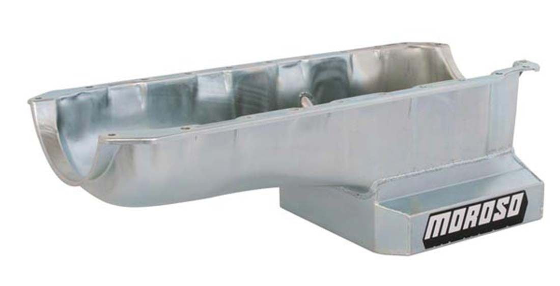 BBC Kicked Out Sump Steel Oil Pan 7 Quart Capacity Mark IV Block, Stock ...
