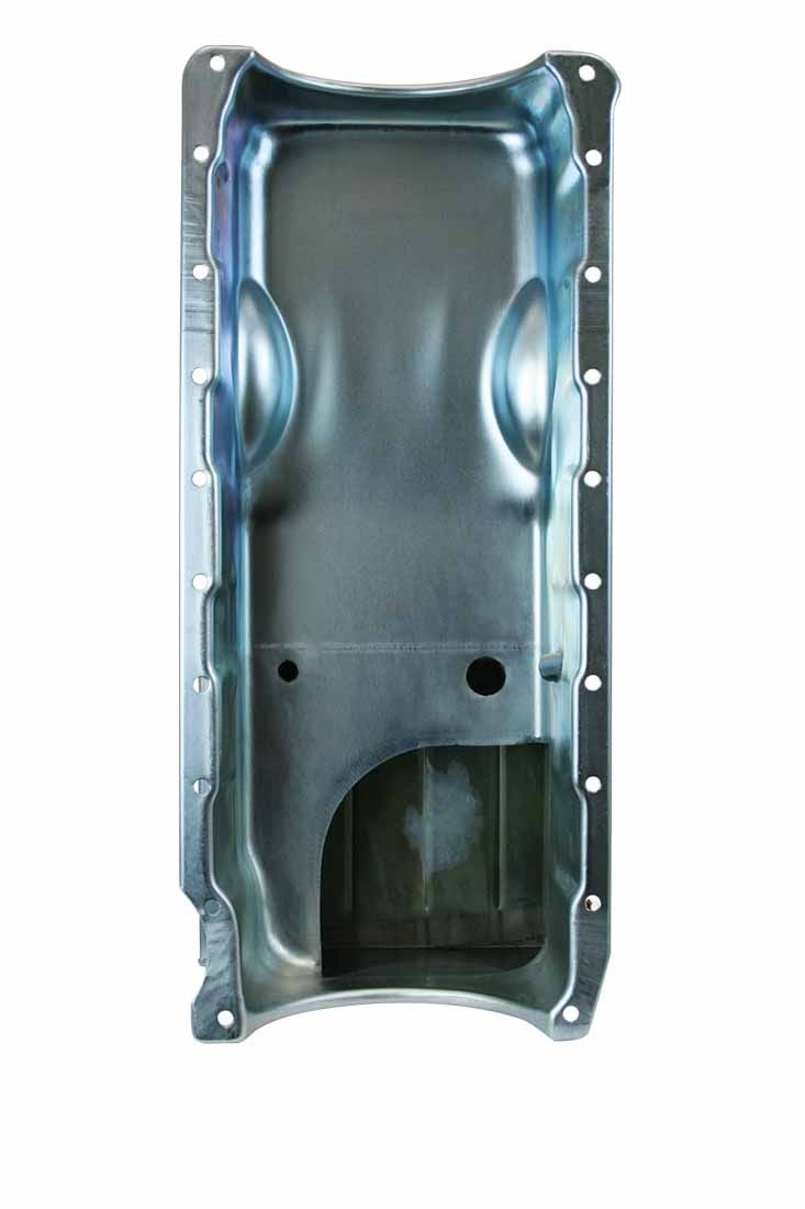 BBC, MK V & MK VI, Oil Pan; Street/Strip Oil Pan; 6 Qt., Kicked Out Sump, 8" Deep, 4-15/16 ...